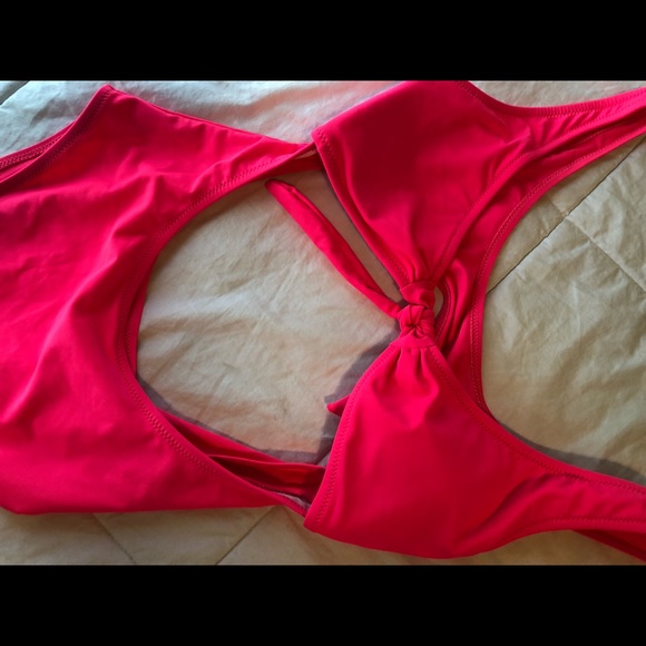 Swim | Hot Pink Open Stomach Bikini | Poshmark